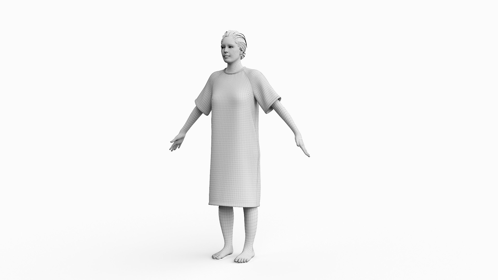 3D Female Patient Model - TurboSquid 1951000