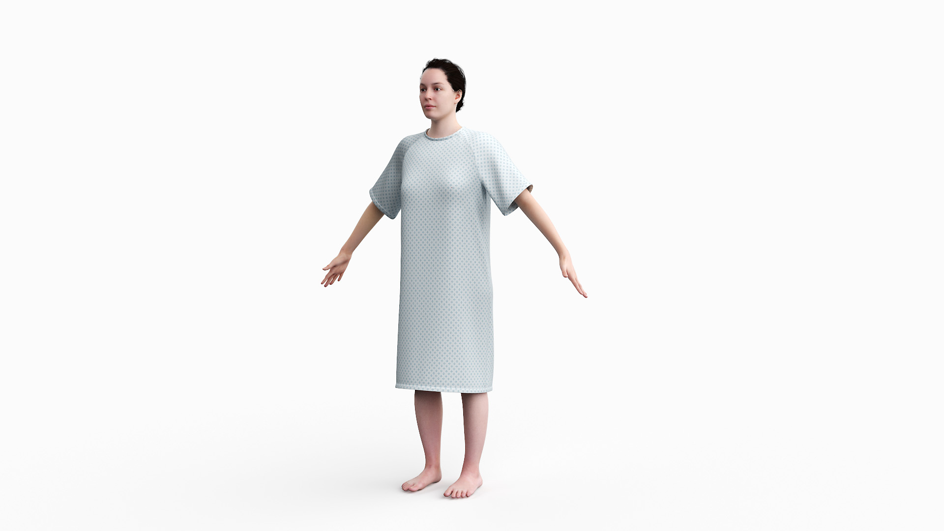 3D Female Patient Model - TurboSquid 1951000