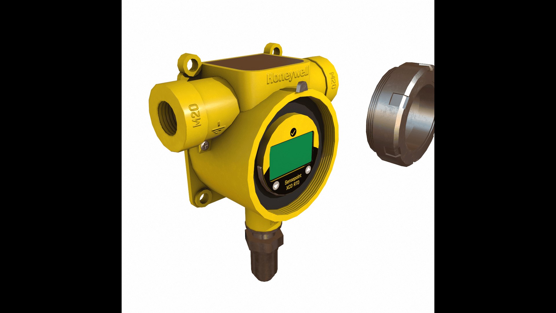 Honeywell Sensepoint XCD RTD Low Poly 3D Model - TurboSquid 2388134