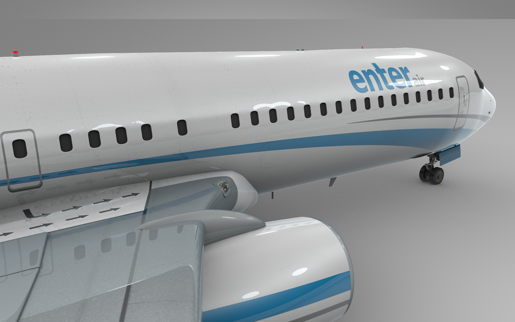 3D boeing 737-8 enter air model - TurboSquid 1707134
