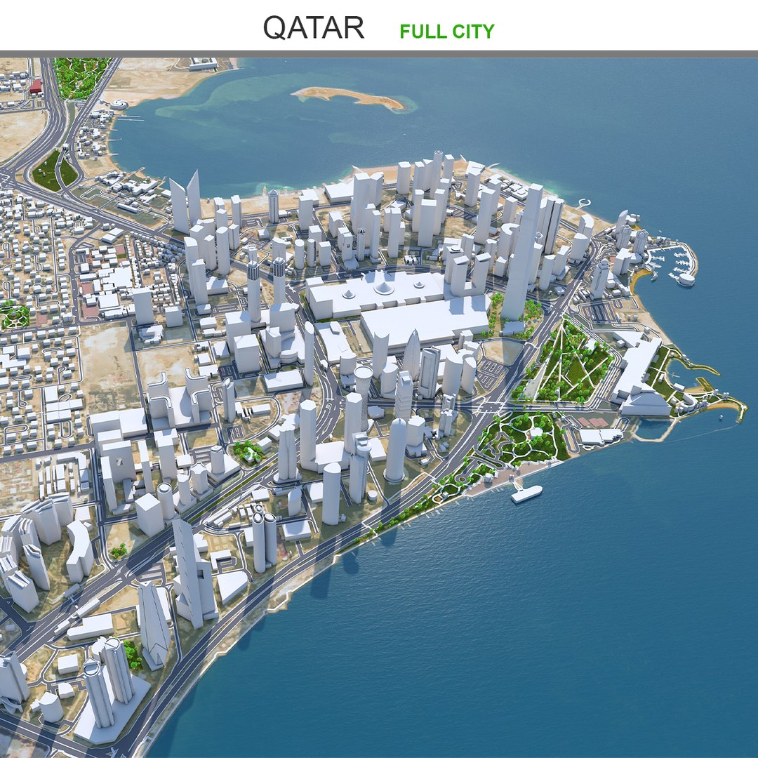 Qatar Full Country 3D - TurboSquid 1767748