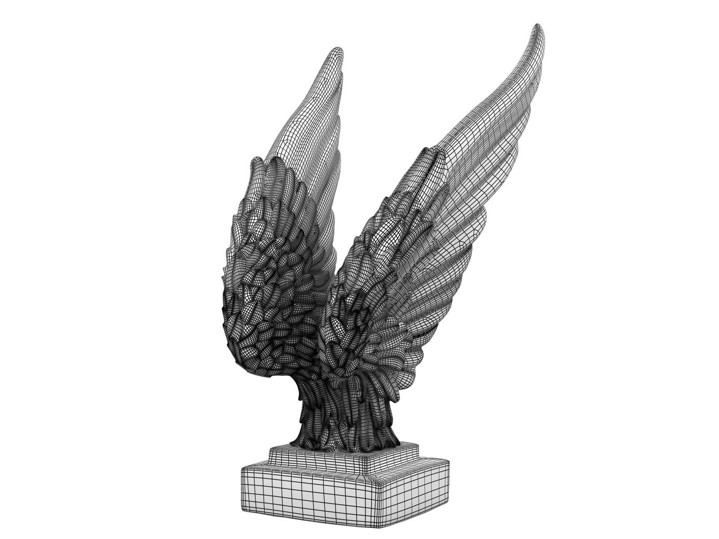 3D angel wings model - TurboSquid 1226108