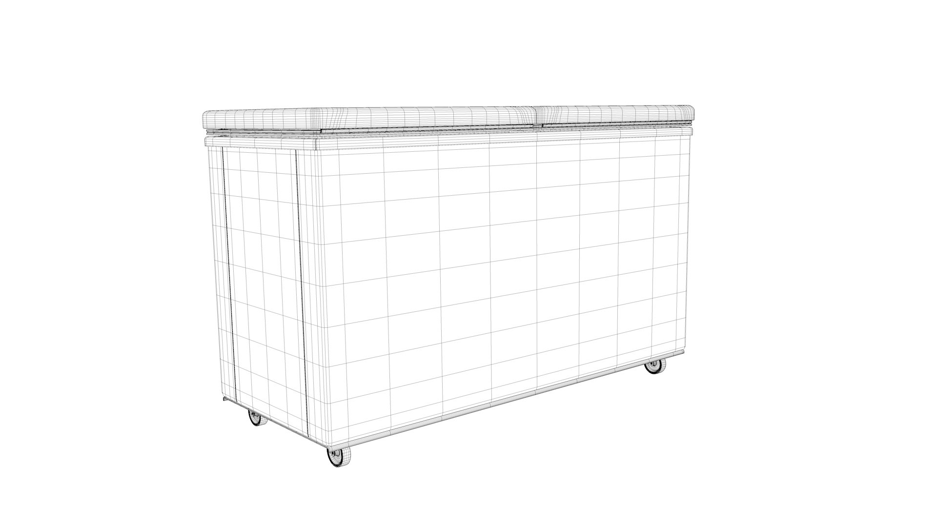 3D Freezer With Two Doors - TurboSquid 2169355