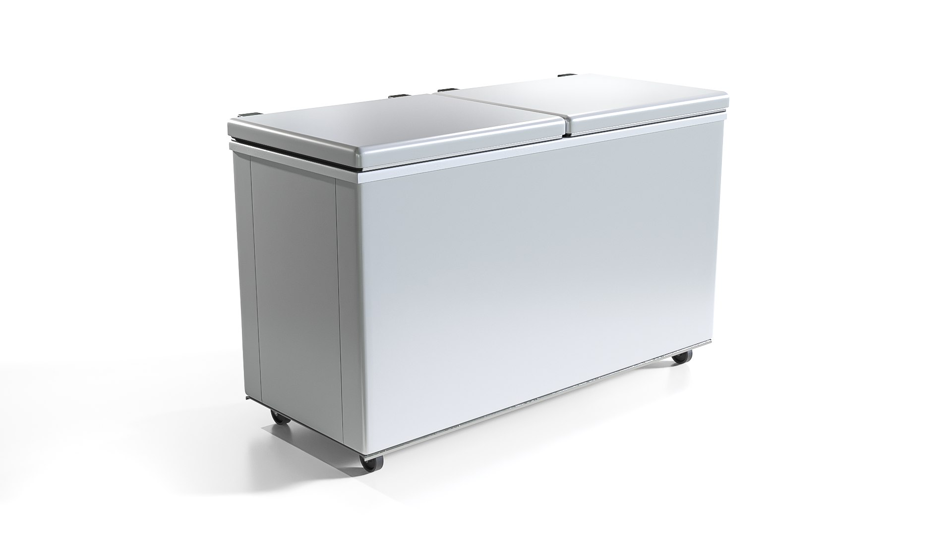 3D Freezer With Two Doors - TurboSquid 2169355