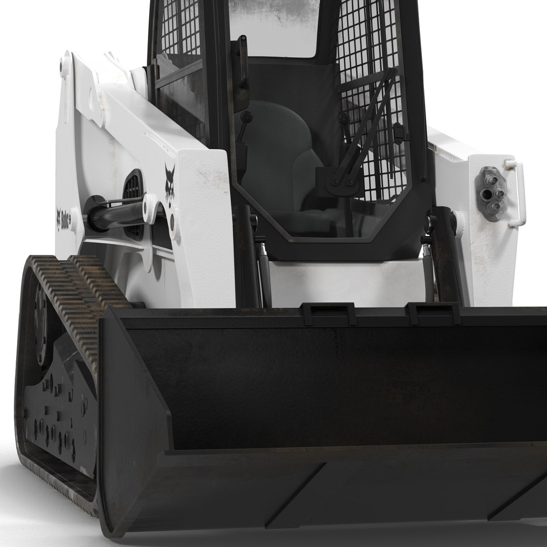 3d model of bobcat compact tracked loader