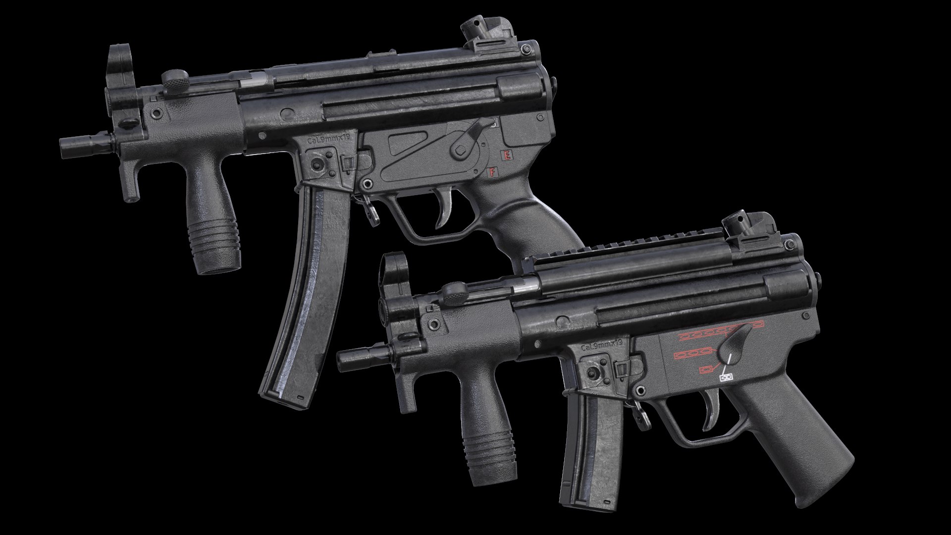 MP5 Ultimate Pack 3D Model - TurboSquid 2340421