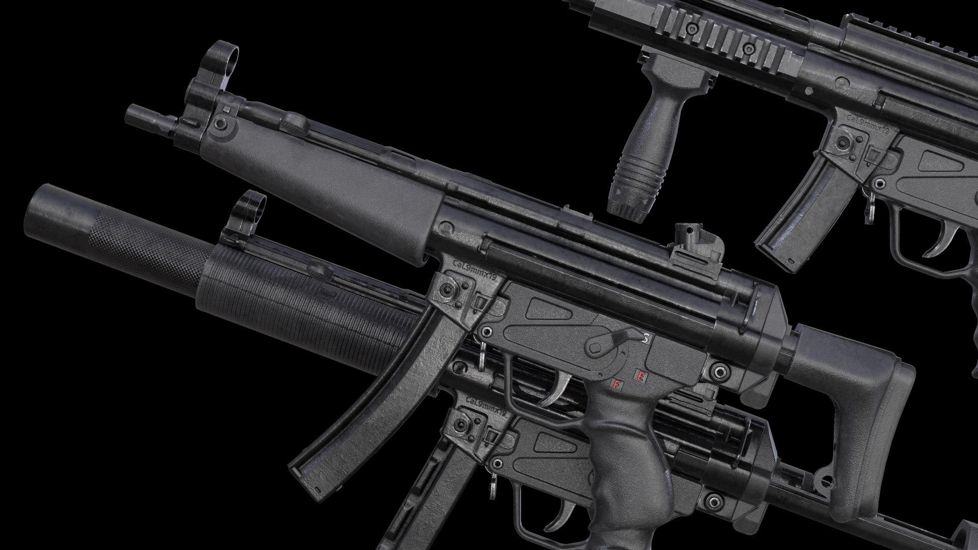 MP5 Ultimate Pack 3D Model - TurboSquid 2340421