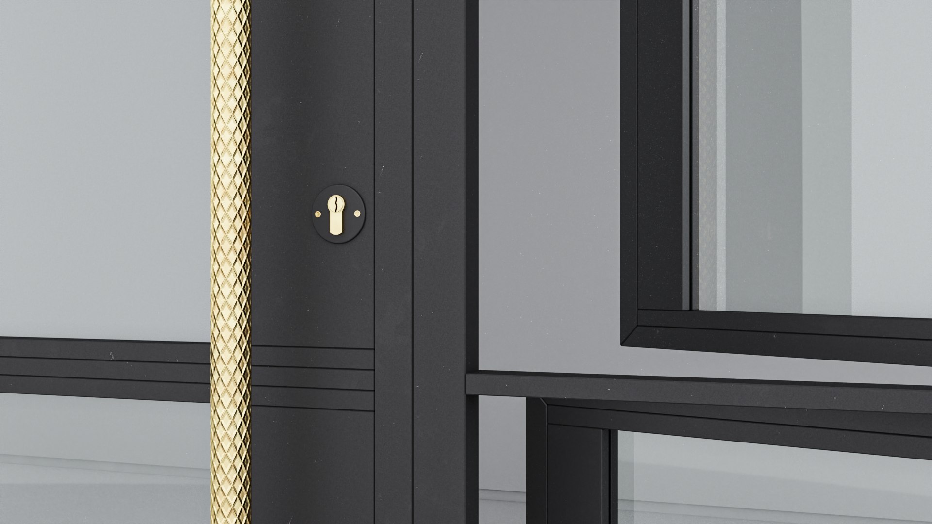 Aluminium Door 299 3D Model - TurboSquid 2055110