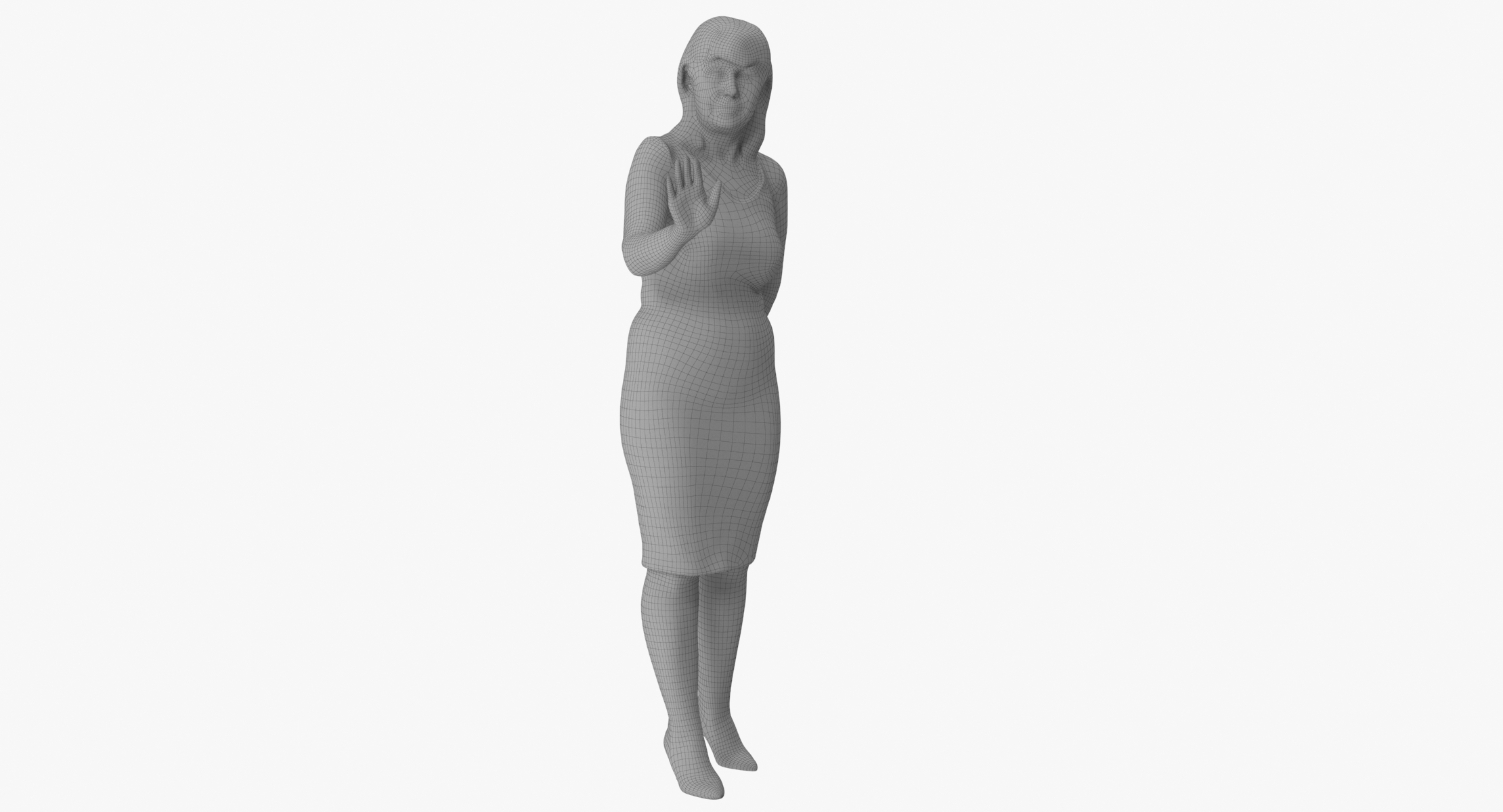 3D Grace Casual Summer Interacting Pose 02 model - TurboSquid 1922476