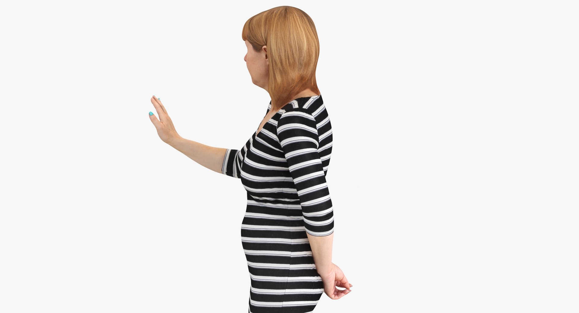 3D Grace Casual Summer Interacting Pose 02 model - TurboSquid 1922476