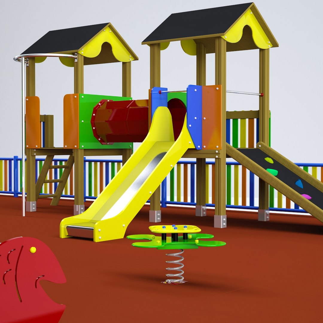 3ds Max Complete Playgrounds Set