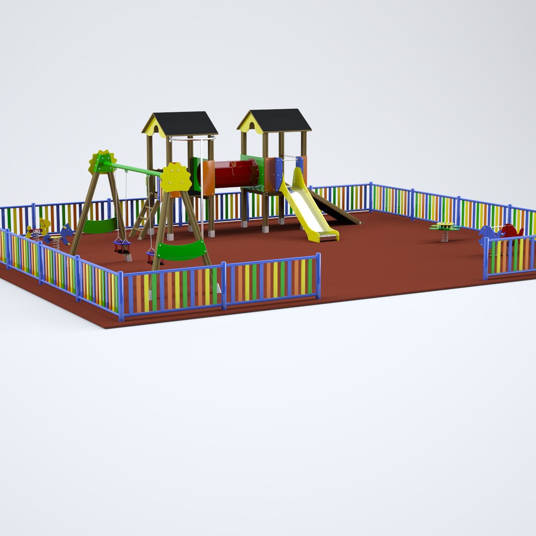 3ds Max Complete Playgrounds Set