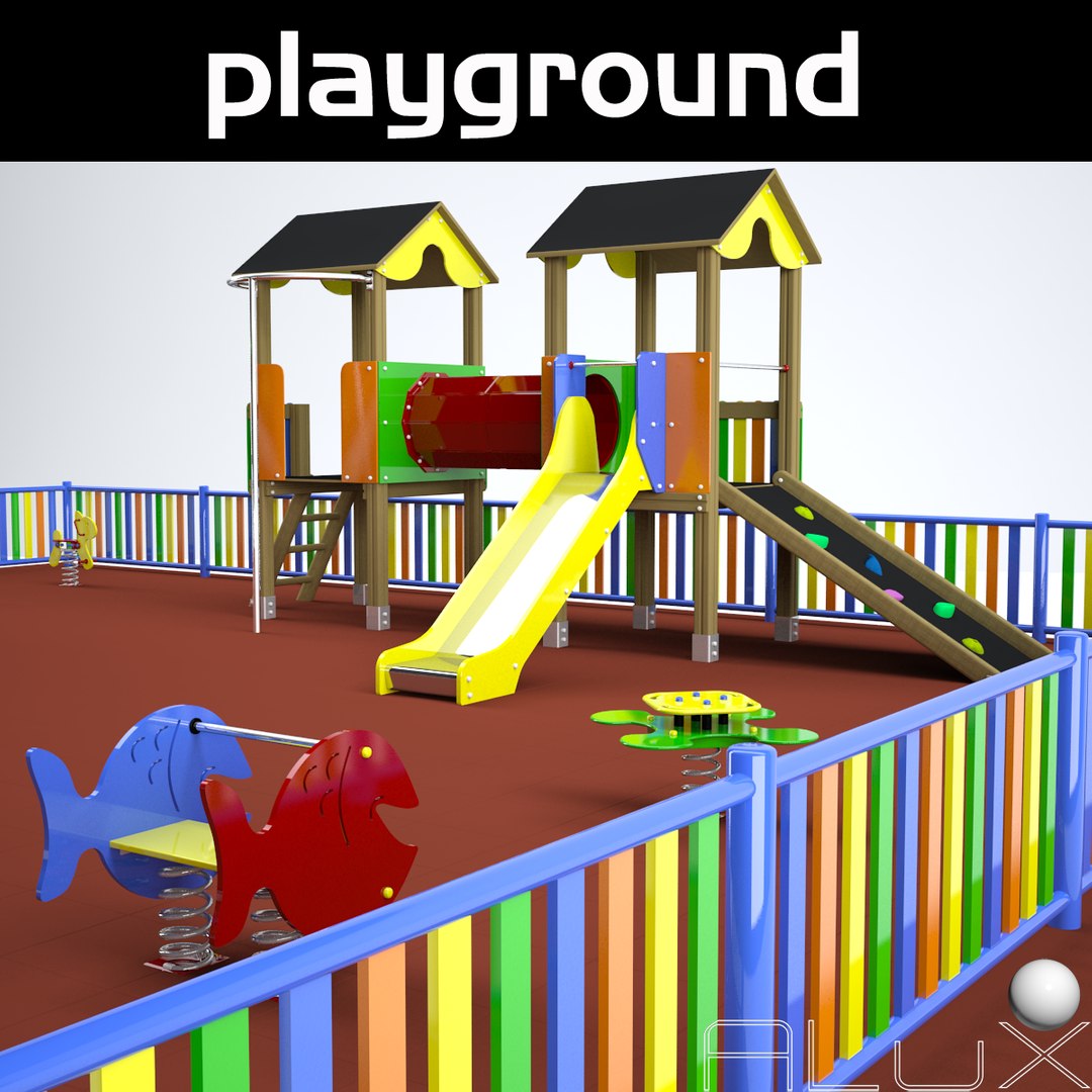 3ds Max Complete Playgrounds Set