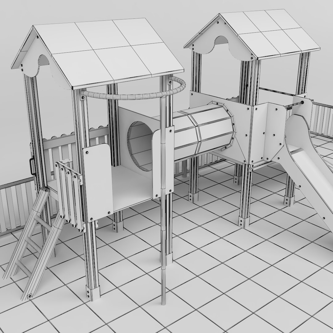 3ds Max Complete Playgrounds Set