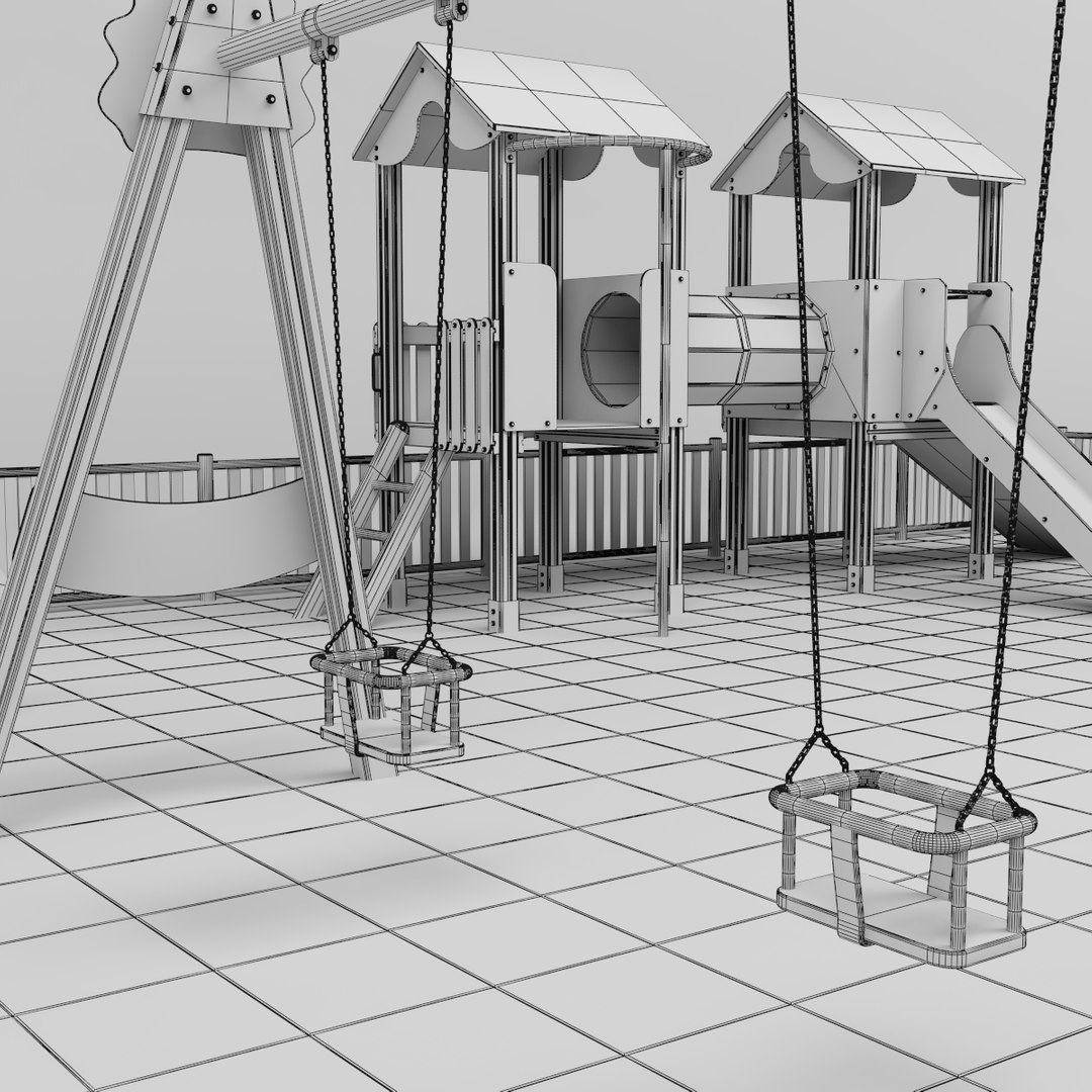 3ds Max Complete Playgrounds Set