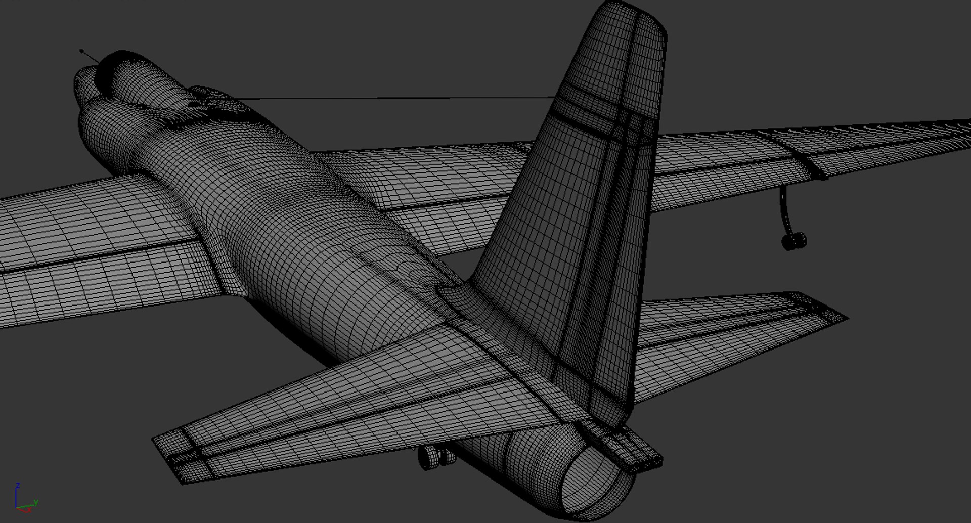 U-2 Lockheed U 3D Model - TurboSquid 1407895