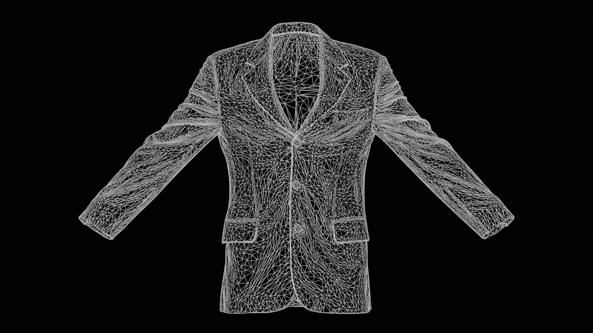 Suit B Vest Remastered Model - TurboSquid 2360598