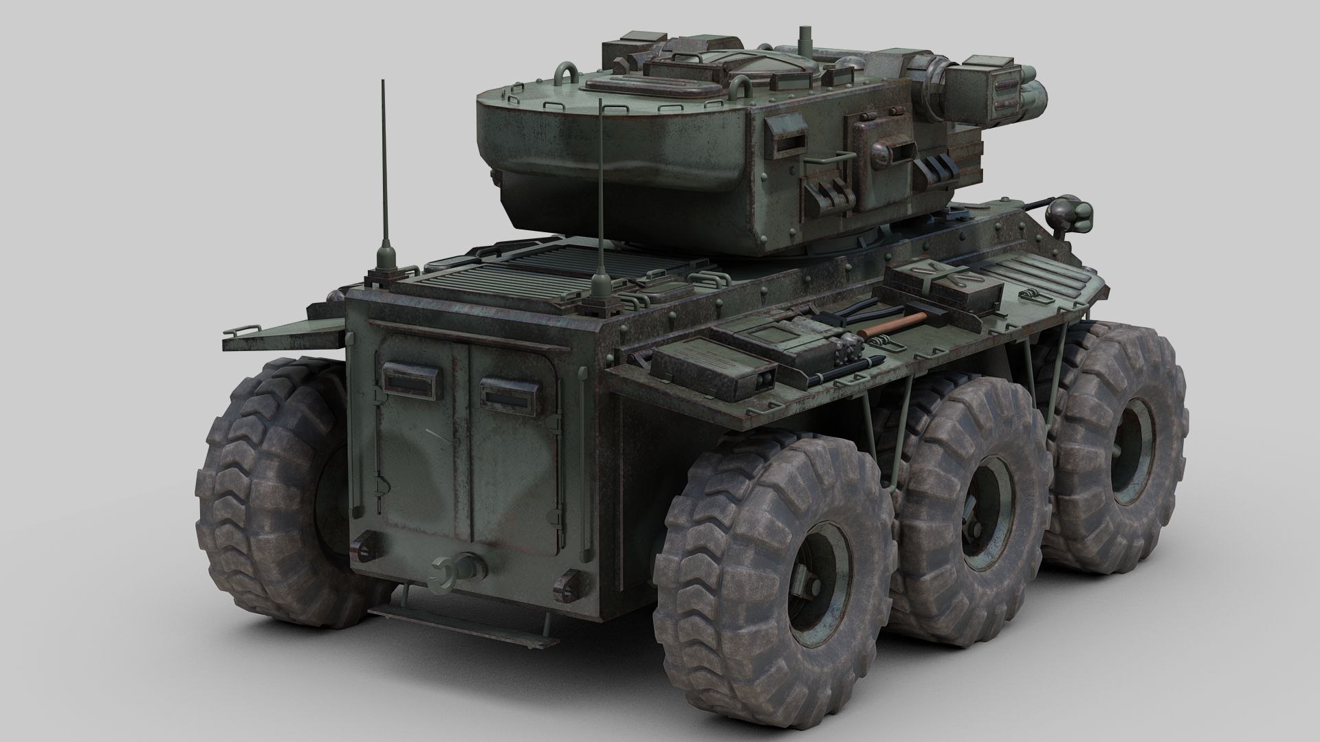 Futuristic Fighting Vehicle Concept Model - TurboSquid 1825787
