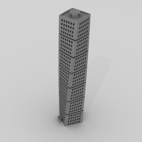 3d model skyscraper sky scraper