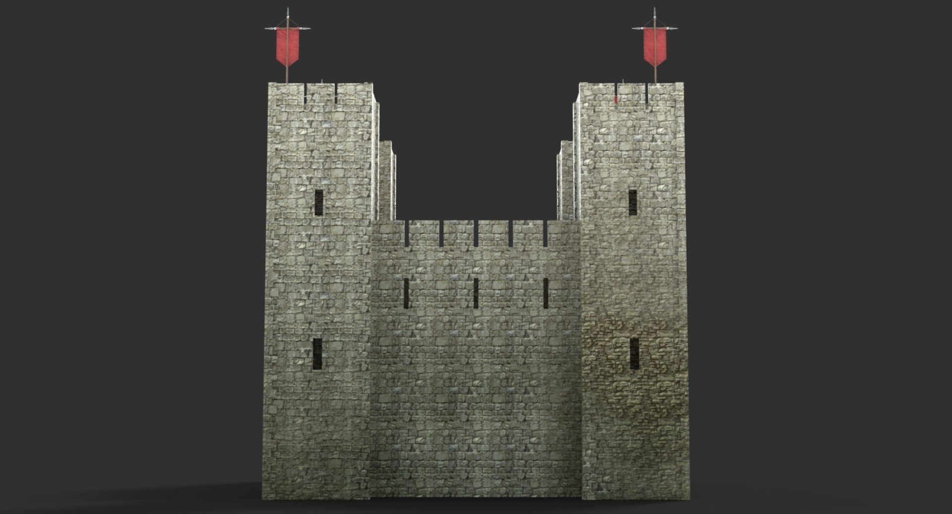 3D Blender Gate Medieval Model - TurboSquid 1340008