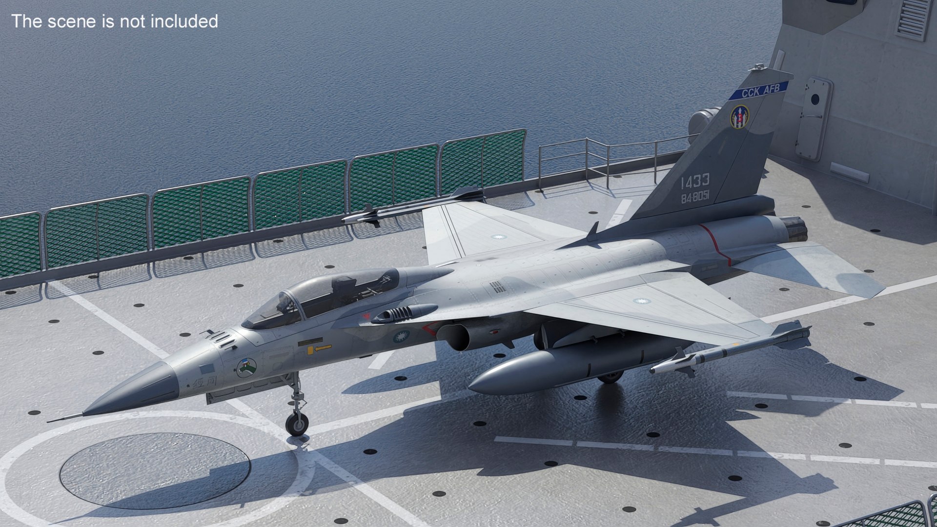 3D Model Military Fighting Jet AIDC F-CK-1 Ching-Kuo Rigged For Maya ...