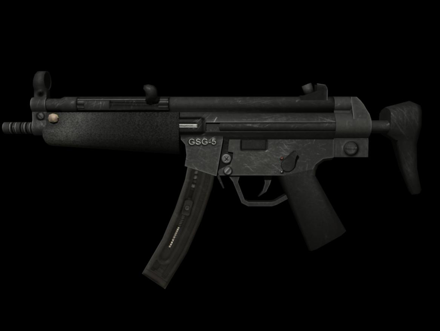 Mp5 Submachine Gun 3d Model