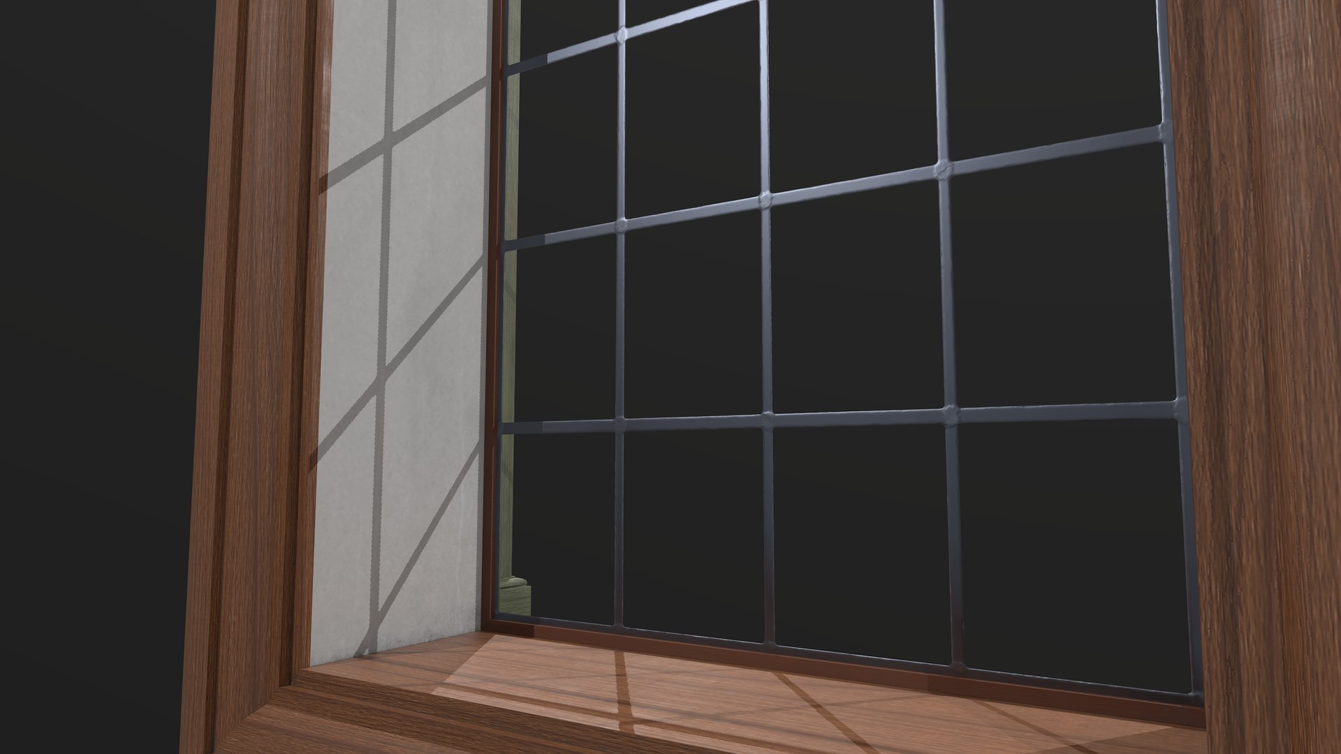 3D Window Wood Model - TurboSquid 1446578
