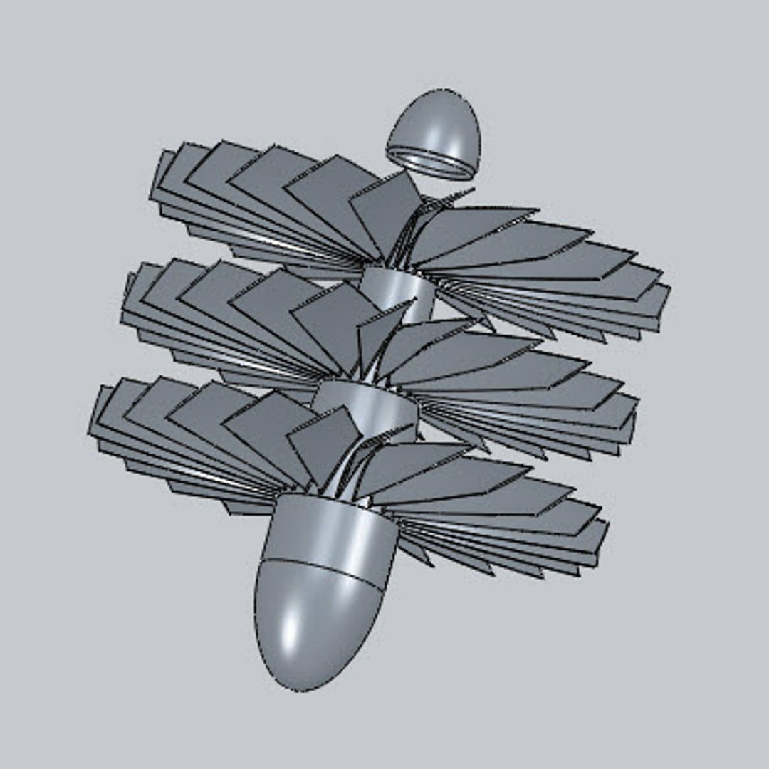 3d Model Jet Turbine