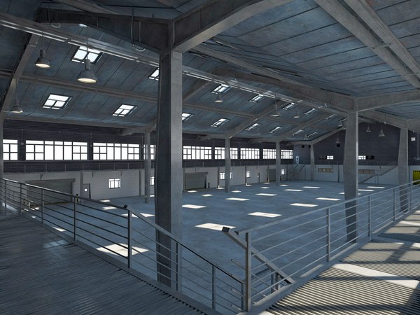 Industrial Building Interior Blender Models for Download | TurboSquid