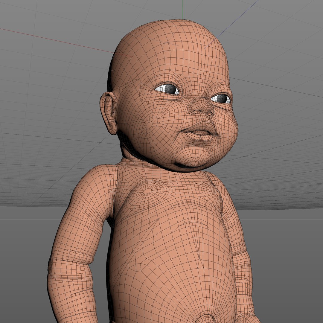 Baby child model - TurboSquid 1430485