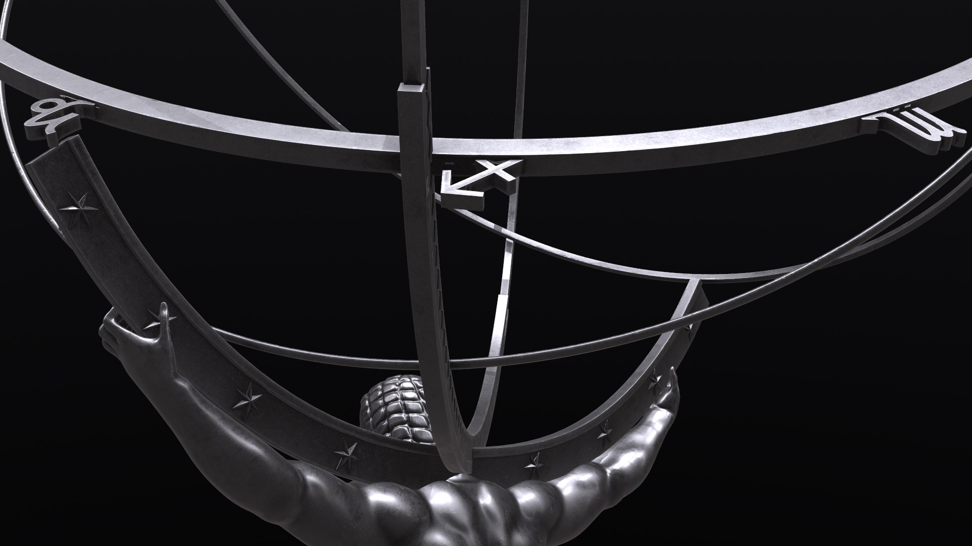 3D Model Atlas Statue - TurboSquid 1964114