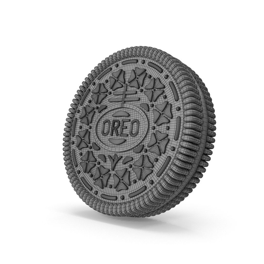 Oreo Biscuit 3D Model - TurboSquid 1644543
