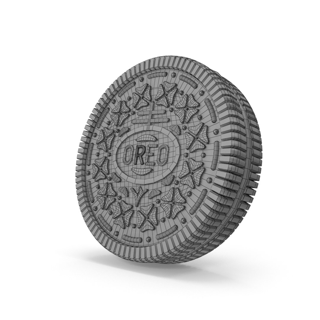 Oreo Biscuit 3D Model - TurboSquid 1644543