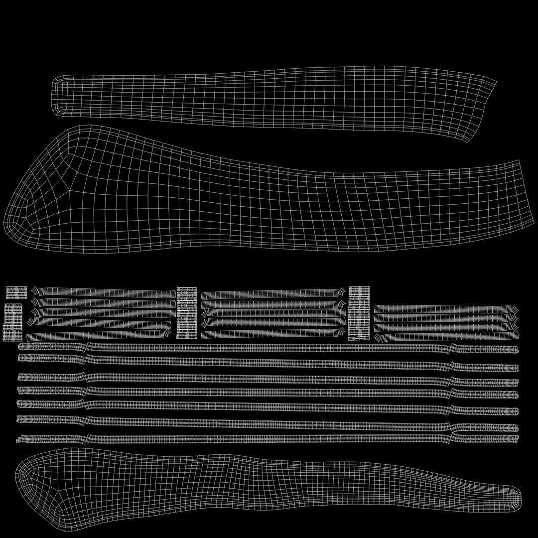 3D Wide Leather Copper Chain Decorated Waist Belt Model - TurboSquid ...