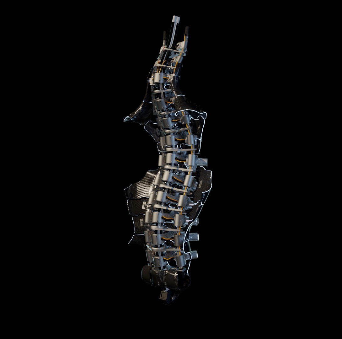 3D Spine Mechanical 01 - TurboSquid 1550466