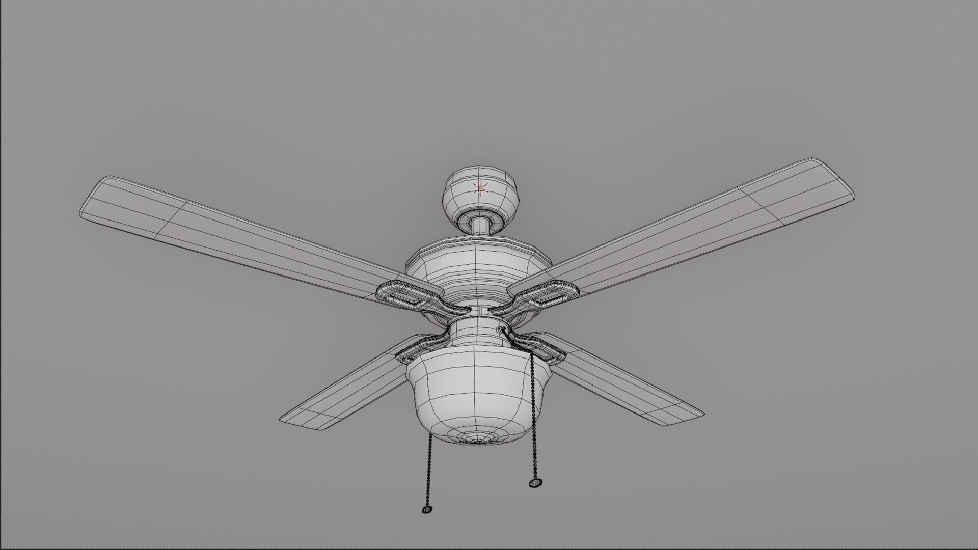 3D Ceiling Fan 1 Model - TurboSquid 1963928