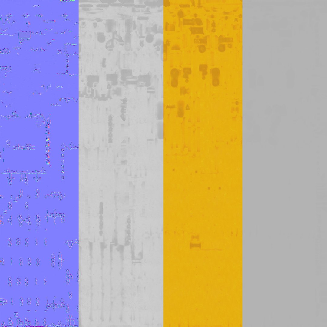 Crane Guiding Frame Floating Ballast Yellow Model - TurboSquid 2104718