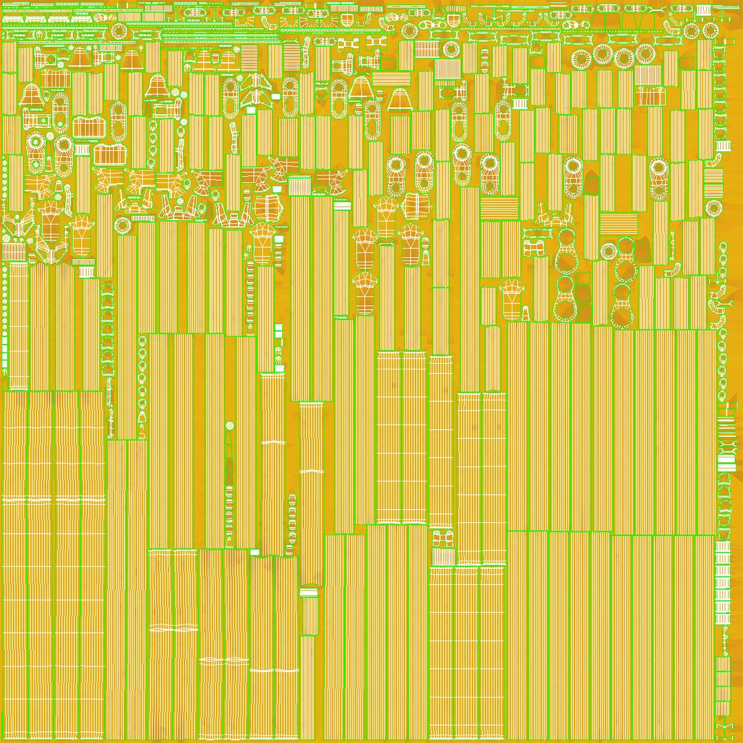 Crane Guiding Frame Floating Ballast Yellow Model - TurboSquid 2104718
