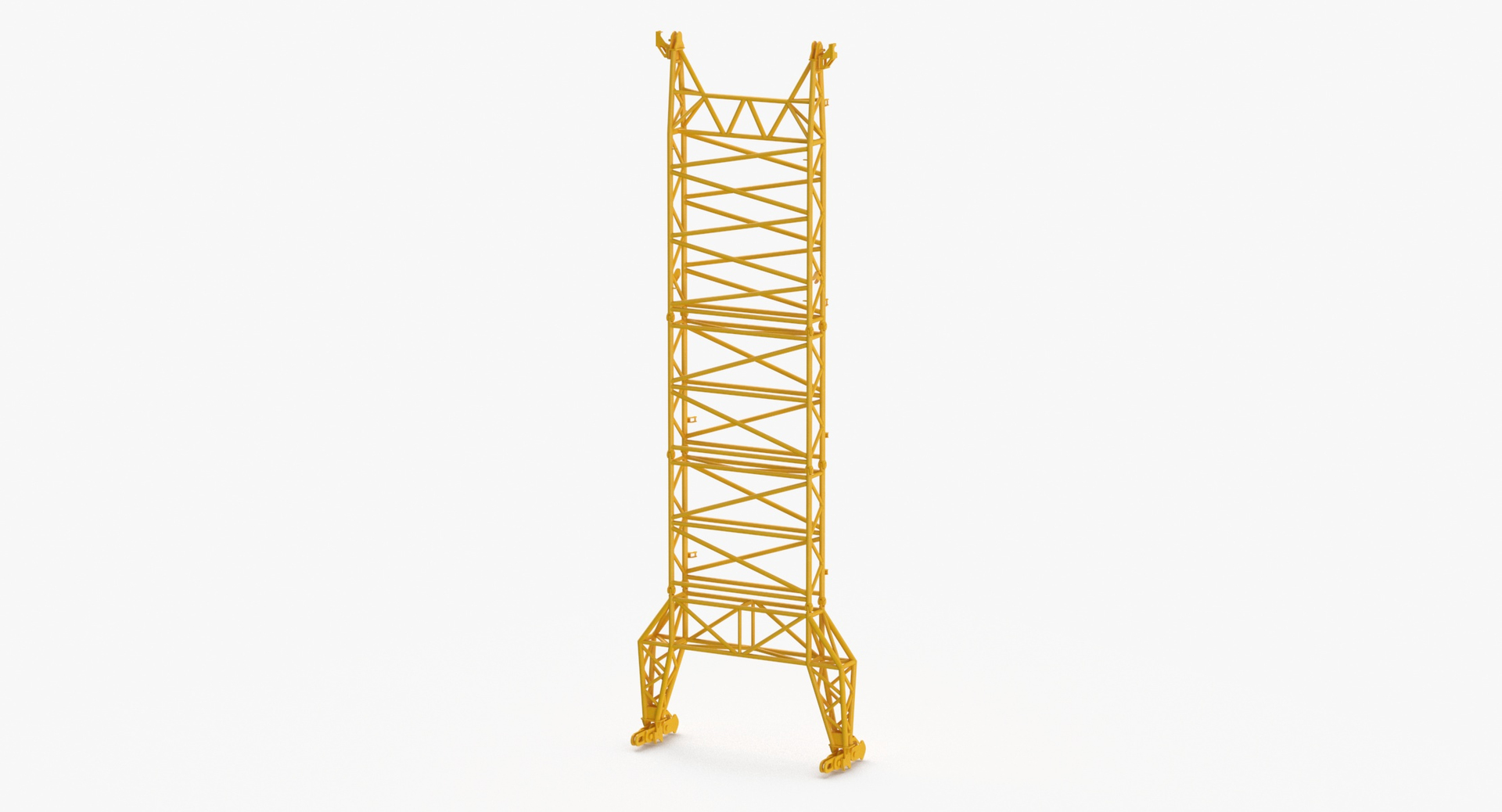 Crane Guiding Frame Floating Ballast Yellow Model - TurboSquid 2104718