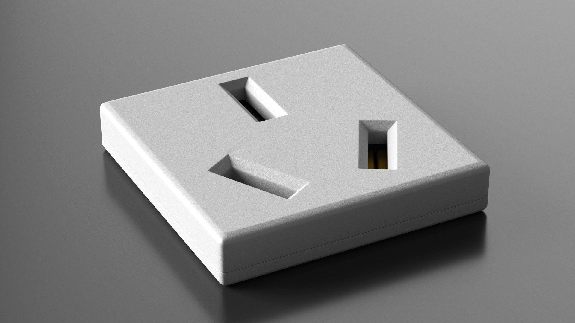 UK Wall Socket 3D Model - TurboSquid 2249992