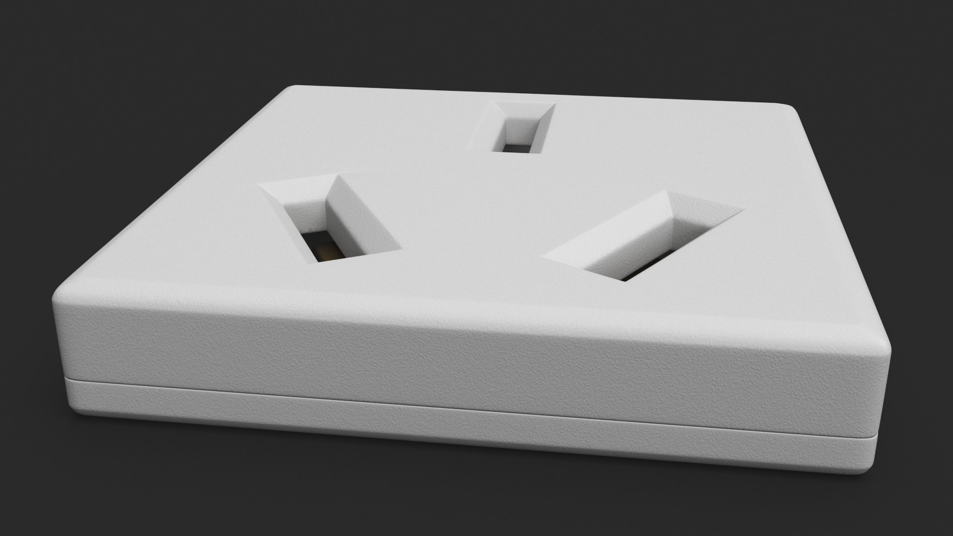 UK Wall Socket 3D Model - TurboSquid 2249992
