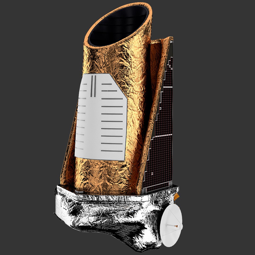 Kepler Telescope 3d Model