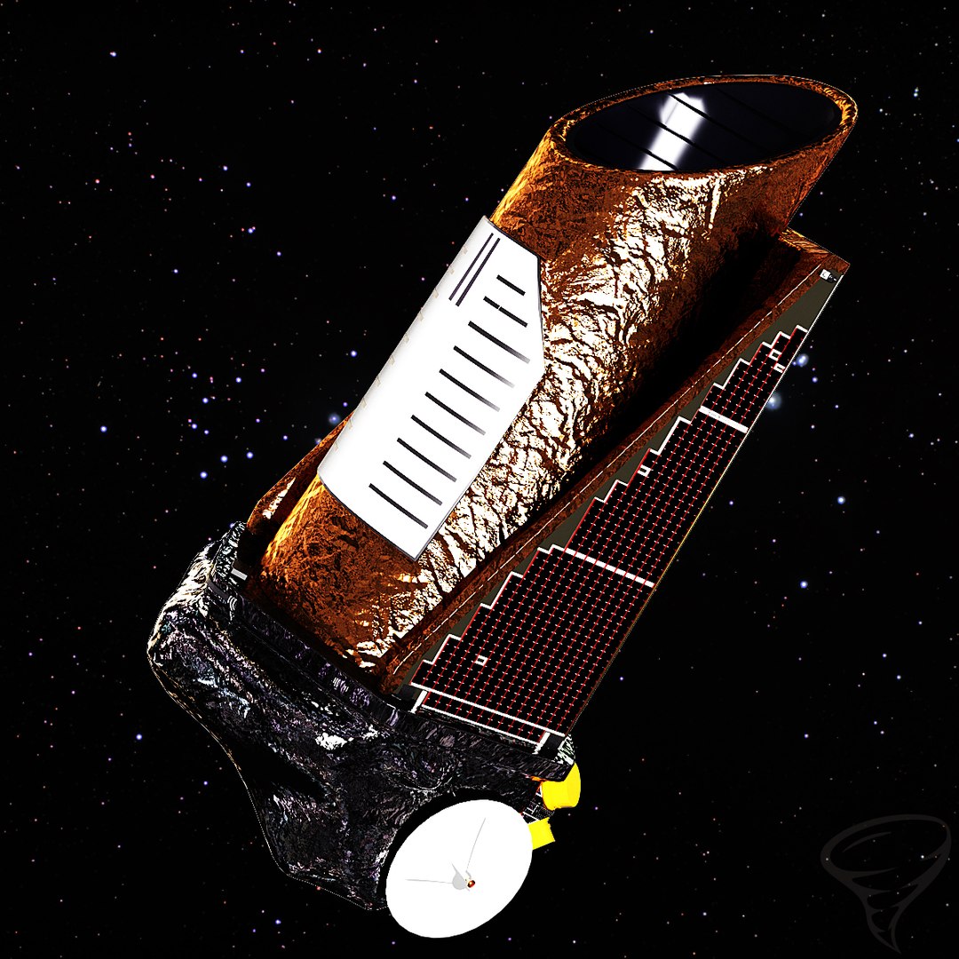 Kepler Telescope 3d Model