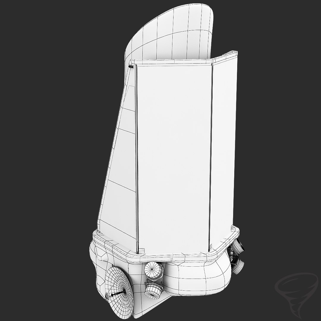 Kepler Telescope 3d Model