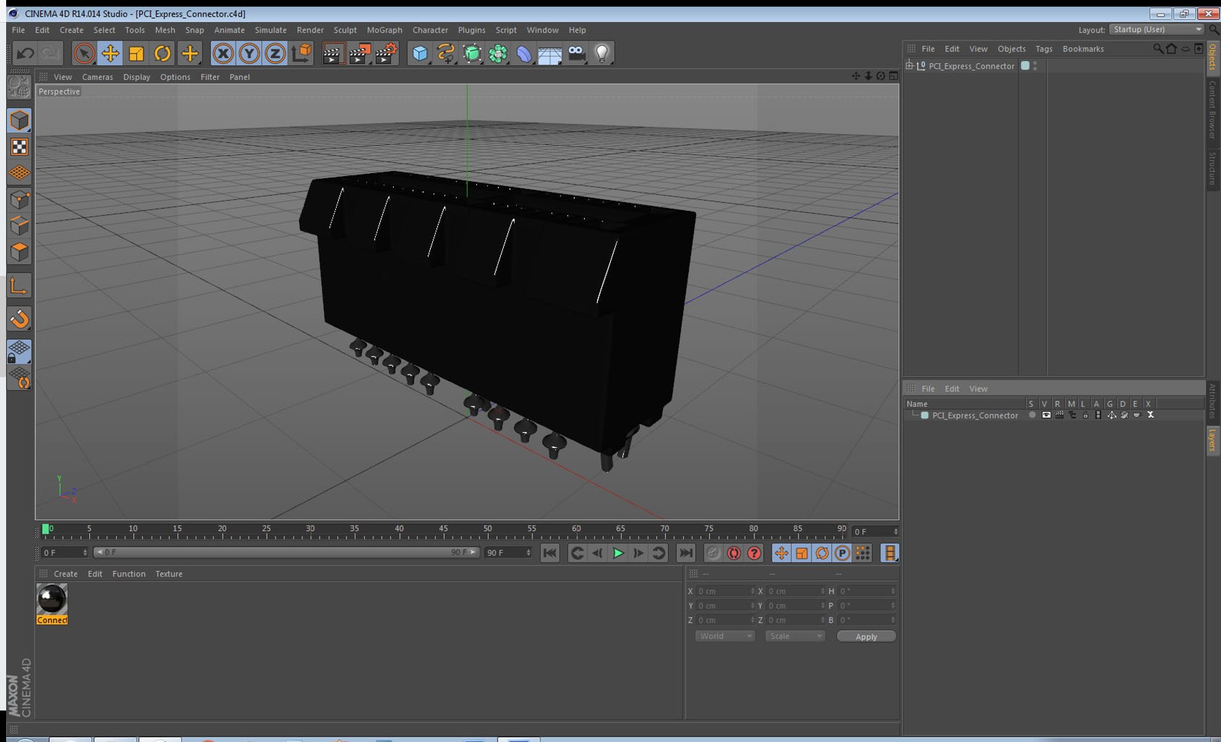 Pci Express Connector 3D Model - TurboSquid 1427144