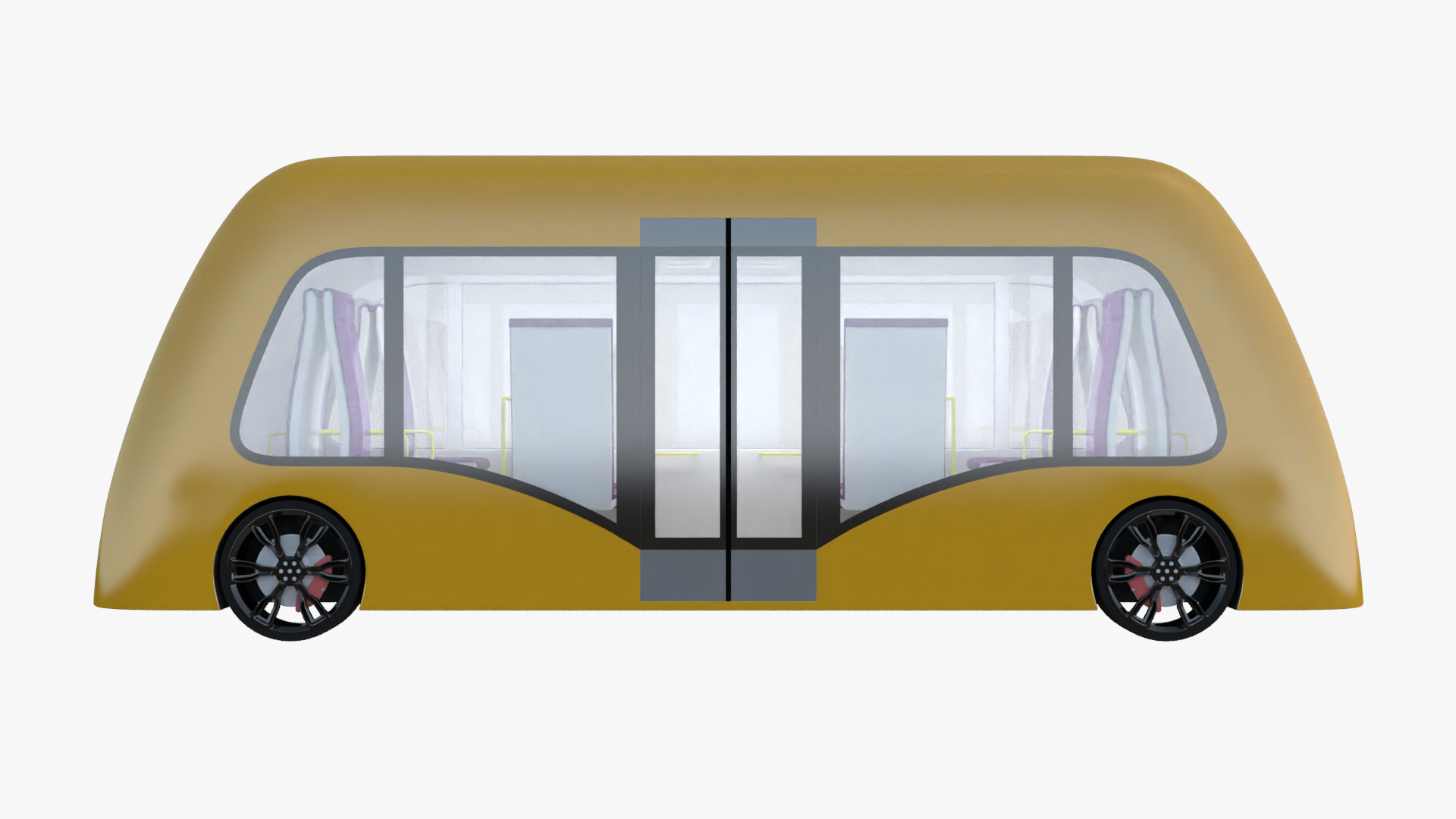 3D Shuttle Minibus Concept 2 Model - TurboSquid 1930826
