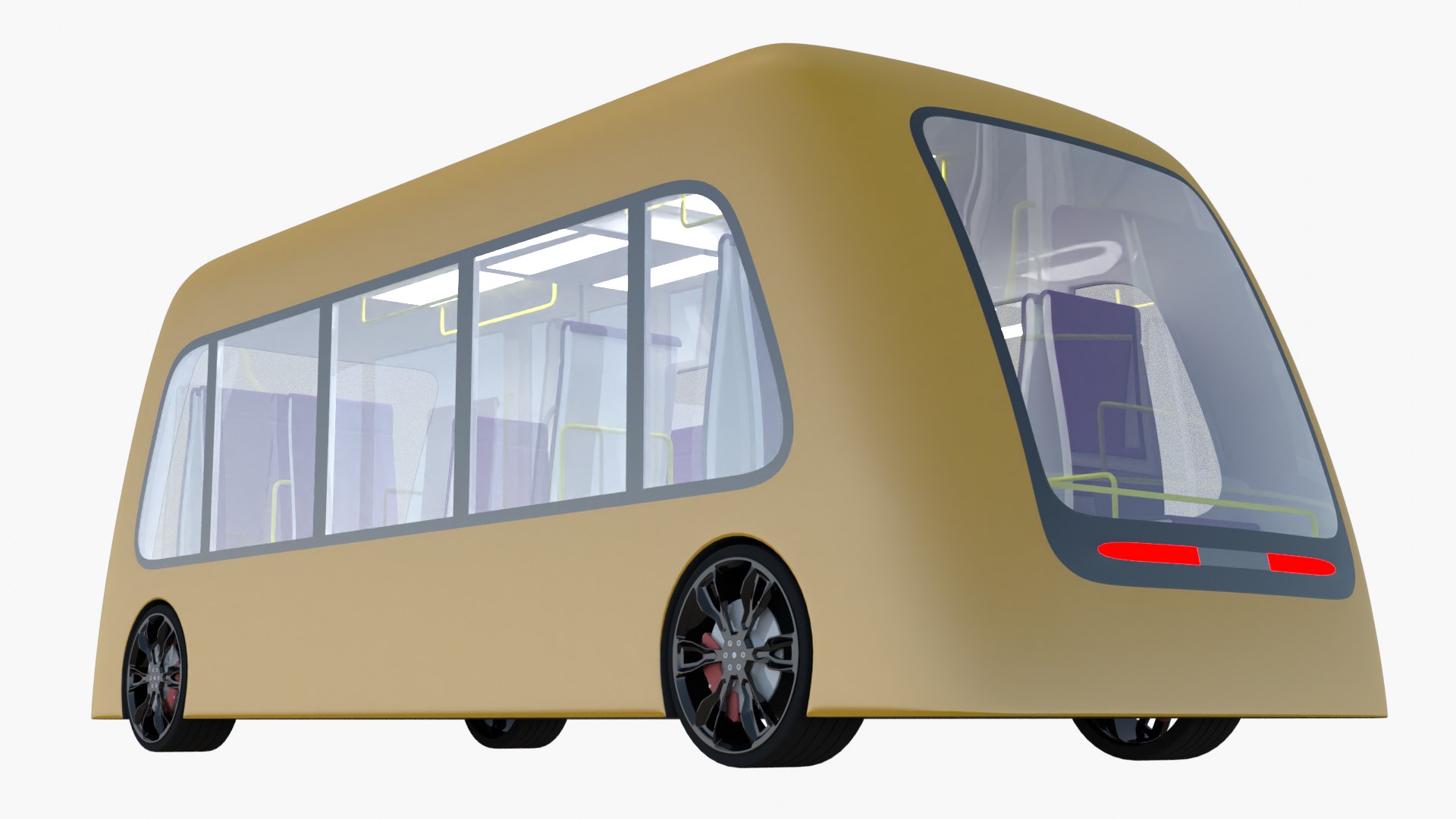 3D Shuttle Minibus Concept 2 Model - TurboSquid 1930826