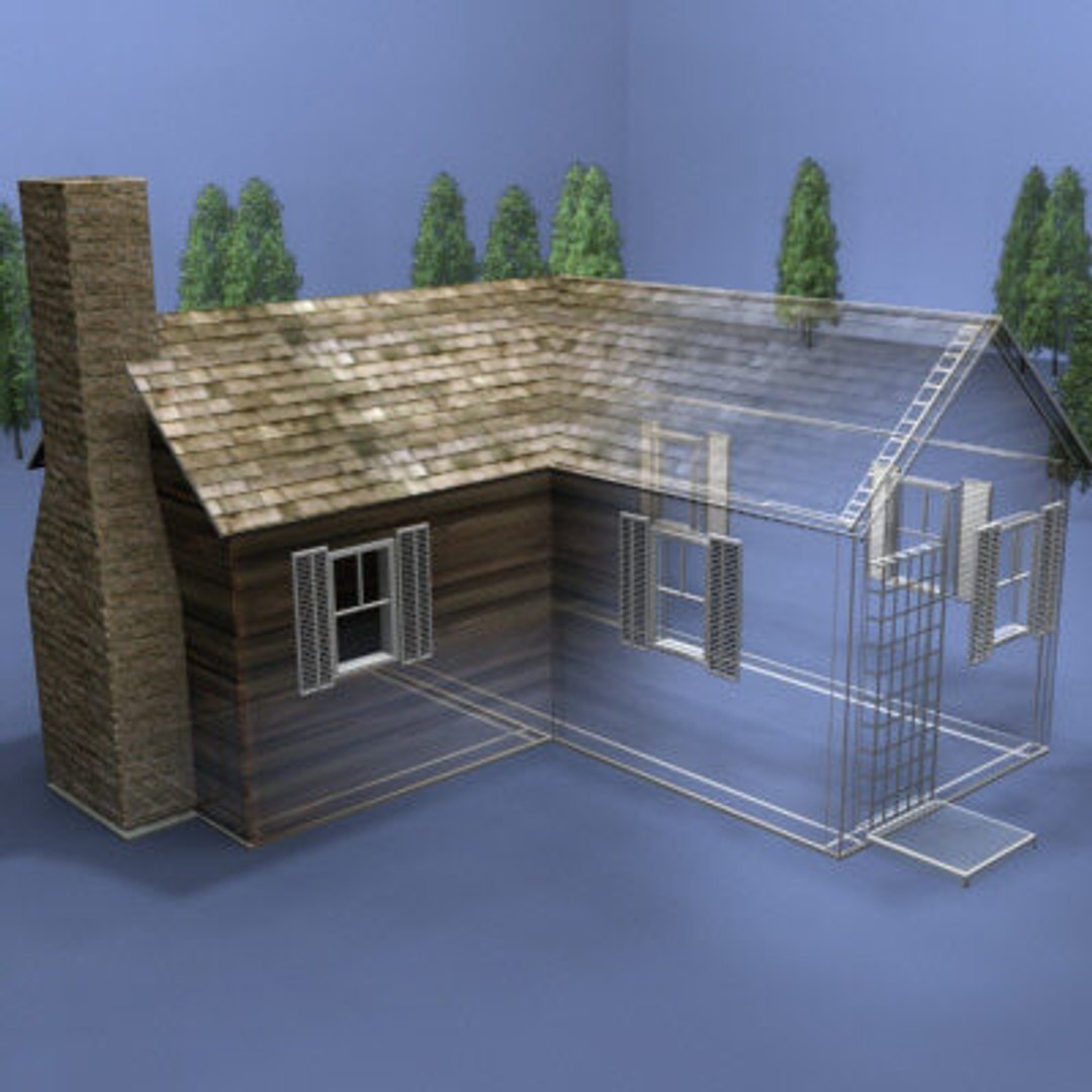 3d Model Of Cabin