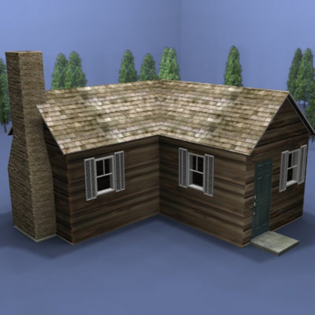 3d Model Of Cabin
