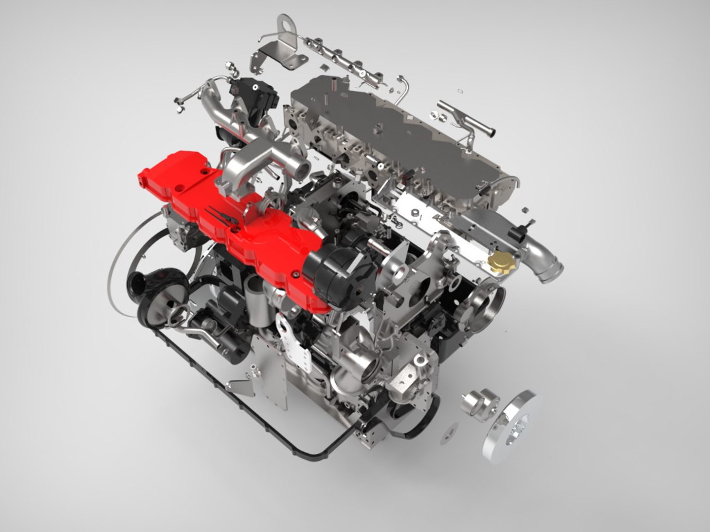 3D model engine animations - TurboSquid 1427149